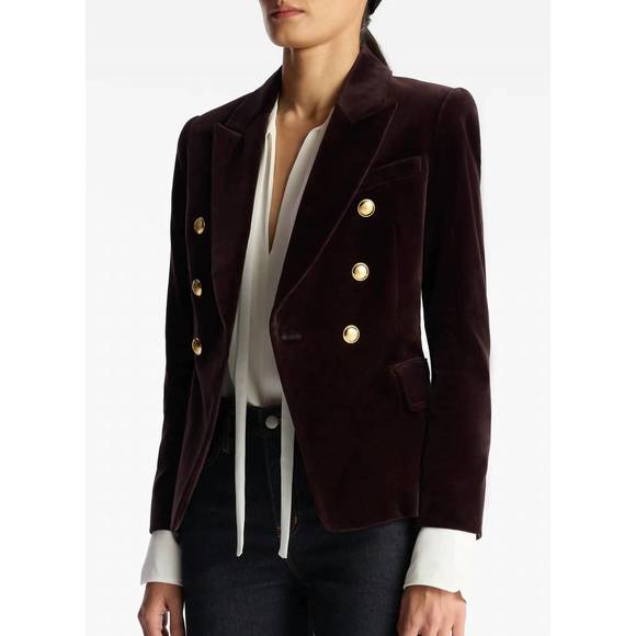 A.L.C. | Jackets & Coats | New Alc Chelsea Jacket In Chocolate Plum ...